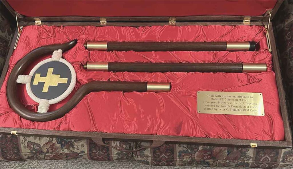 Crozier for Bishop Michael T. Martin – Franciscan Voice